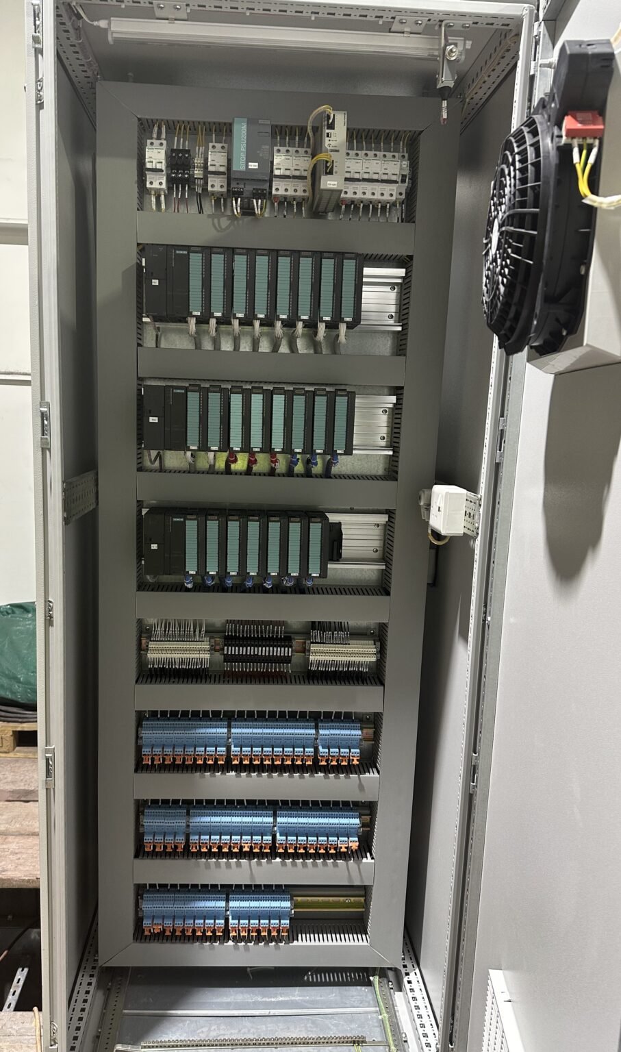 PLC and VFD Control Panel - Manama Switchgear & Lighting WLL